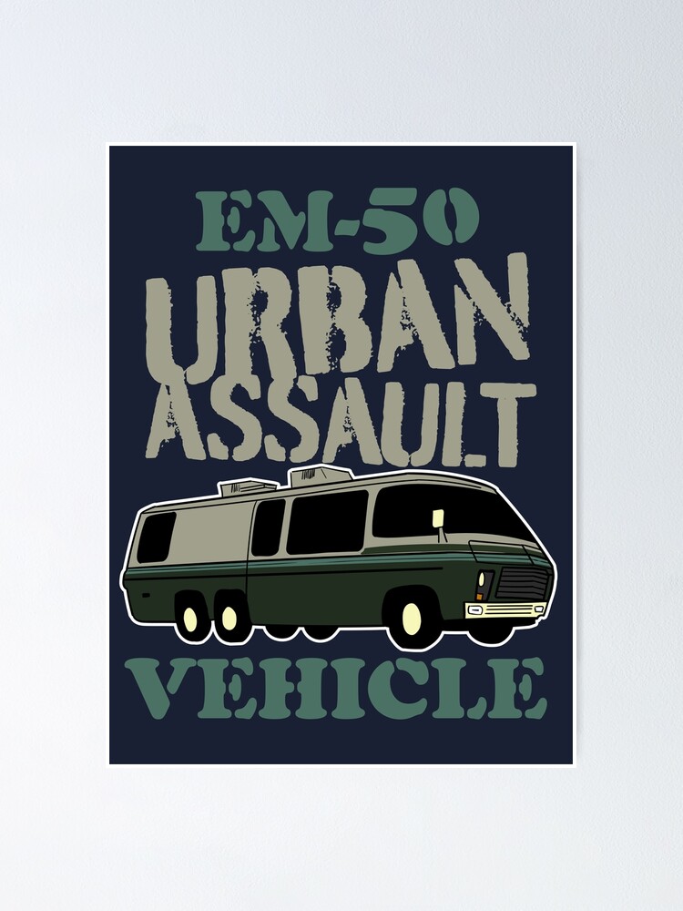 "The EM-50 Urban Assault Vehicle" Poster for Sale by McPod | Redbubble