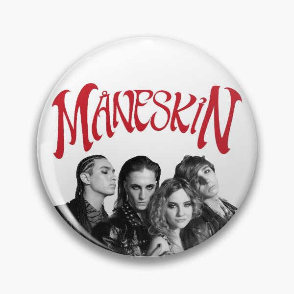 "Måneskin rock band Maneskin" Pin for Sale by lacato | Redbubble