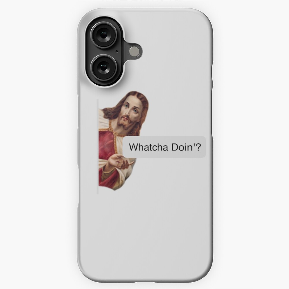 "Funny Jesus Meme Whatcha Doin'?" Sticker for Sale by YassineKaissi ...