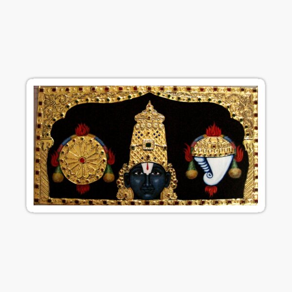 "Lord Balaji " Sticker for Sale by ramya | Redbubble