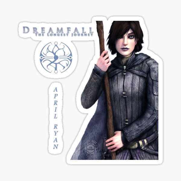 "Dreamfall: April Ryan (Raven/Scorpion)" Sticker for Sale by vollachr ...