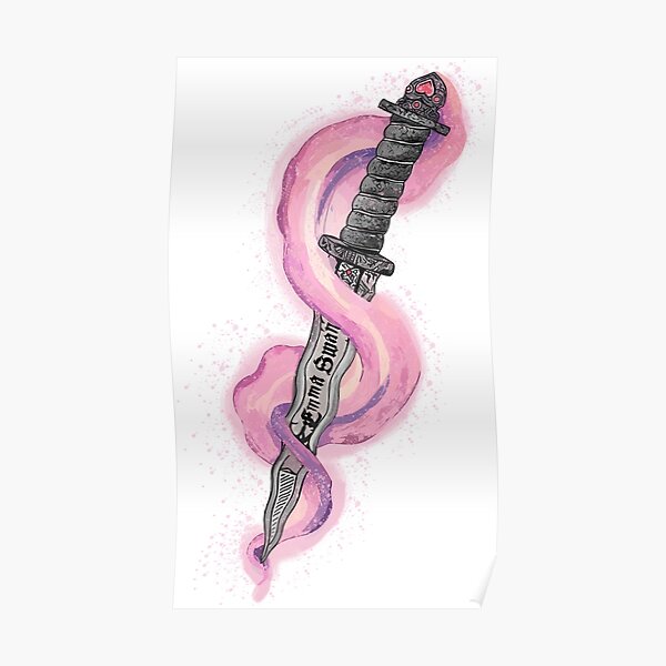 "Dark One Dagger Emma Swan" Poster for Sale by drawingvc | Redbubble