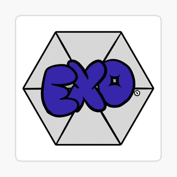 ""EXO L" Logo" Sticker for Sale by OricnsBelt | Redbubble