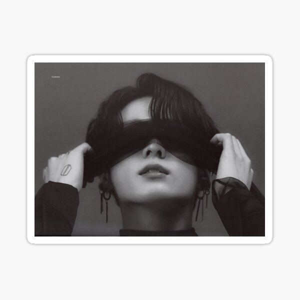 "Jungkook shadow aesthetic " Sticker for Sale by gminforever5 | Redbubble