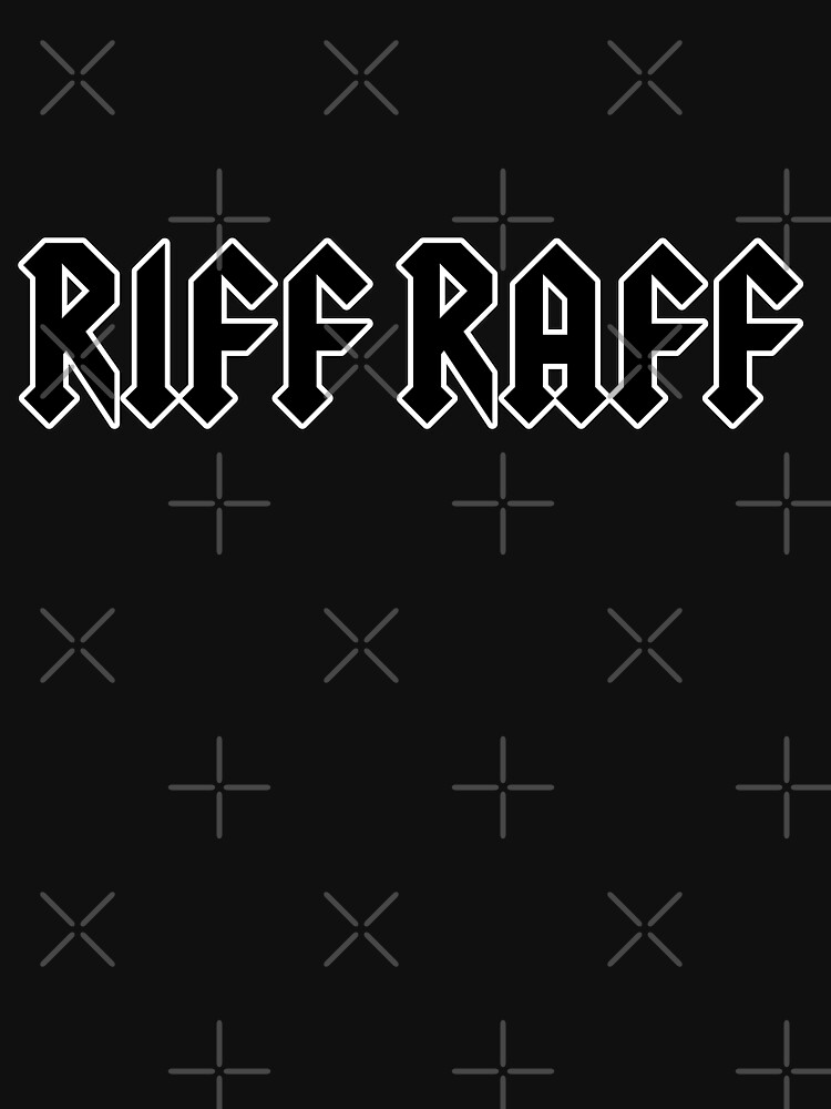 "Riff Raff (AC/DC Logo Font)" Essential T-Shirt by leAnomis | Redbubble