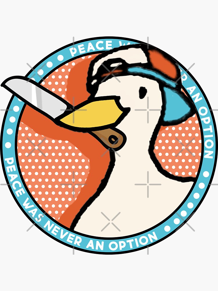 Peace Was Never An Option Subaru s Duck Sticker For Sale By peace-was-never-an-option-subaru-s-duck-sticker-for-sale-by