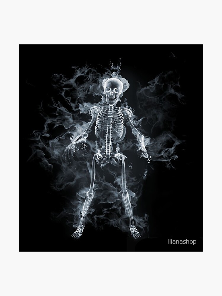 "Skeleton fading sticker" Sticker by Ilianashop | Redbubble