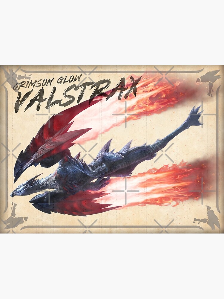 Monster Hunter Rise - Crimson Glow Valstrax Premium Matte Vertical ...