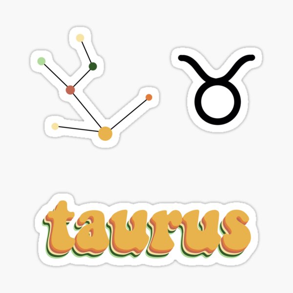 "Taurus Sticker Pack" Sticker for Sale by cowthefrog | Redbubble