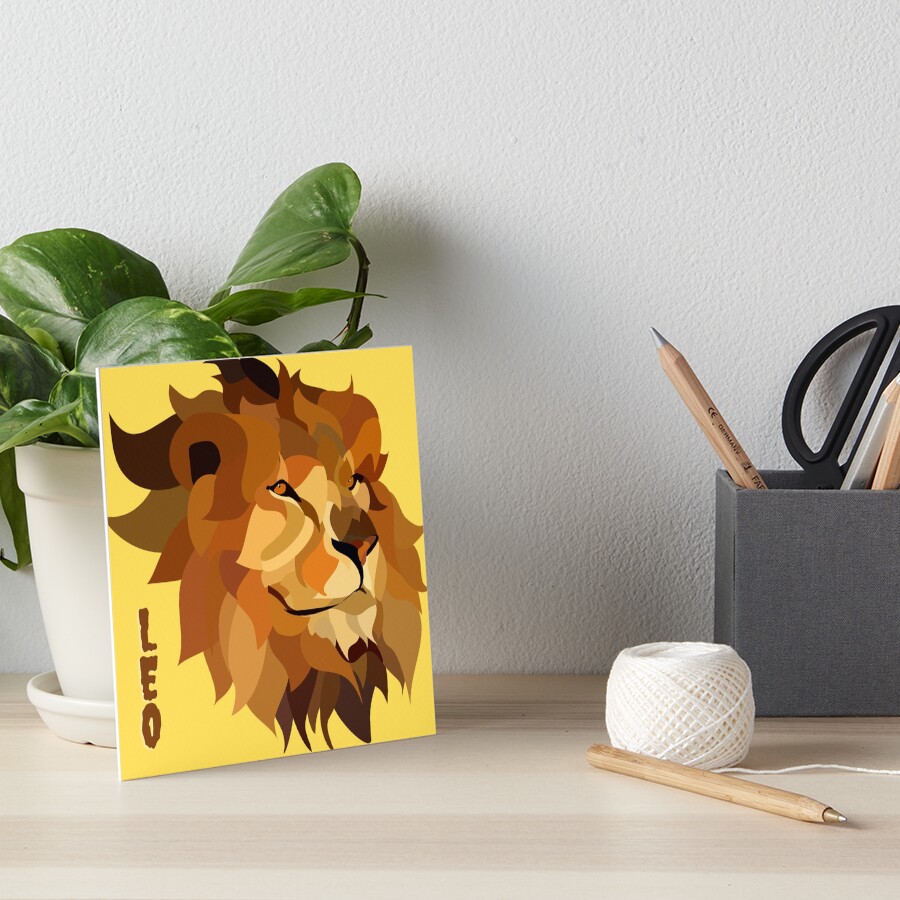 "LEO" Art Board Print by SarikaPal | Redbubble
