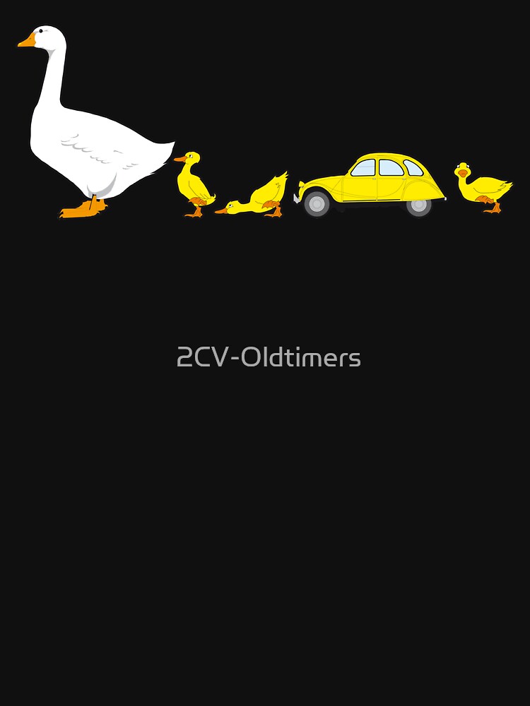"Funny 2cv Döschwo duck family" T-shirt by 2CV-Oldtimers | Redbubble ...