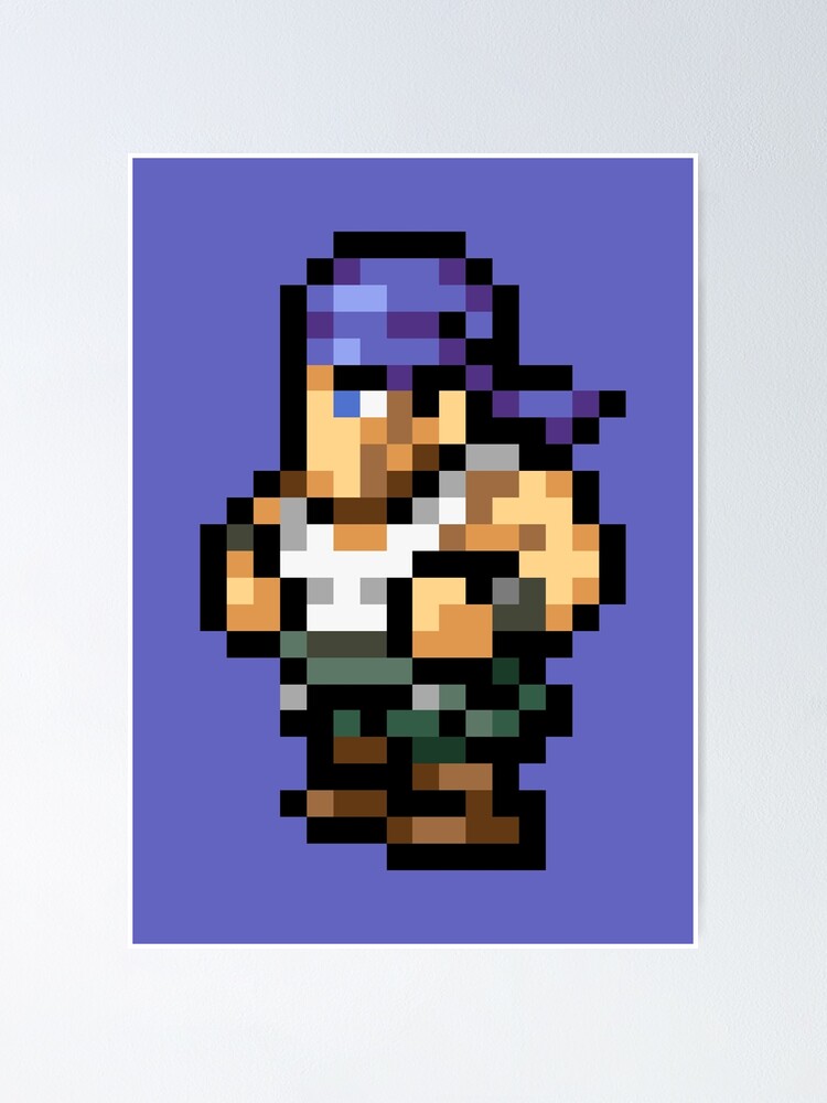 "Final Fantasy VIII - Ward Sprite" Poster by SpriteZone | Redbubble