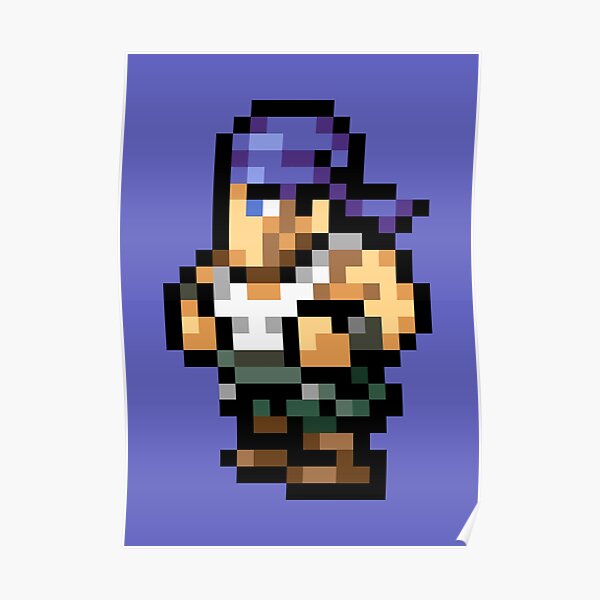 "Final Fantasy VIII - Ward Sprite" Poster by SpriteZone | Redbubble