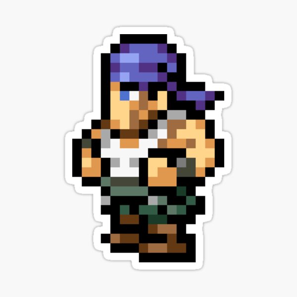 "Final Fantasy VIII - Ward Sprite" Sticker for Sale by SpriteZone ...