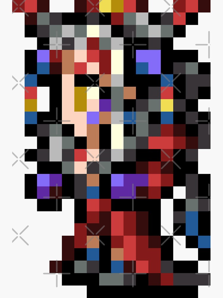 "Final Fantasy VIII - Ultimecia Sprite" Sticker for Sale by SpriteZone ...