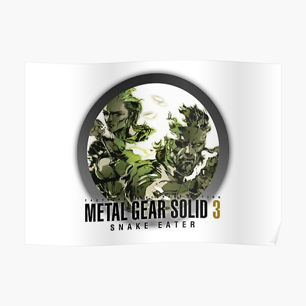 "Metal Gear Solid 3 - Snake Eater " Poster by Perlynx-Twenty9 | Redbubble