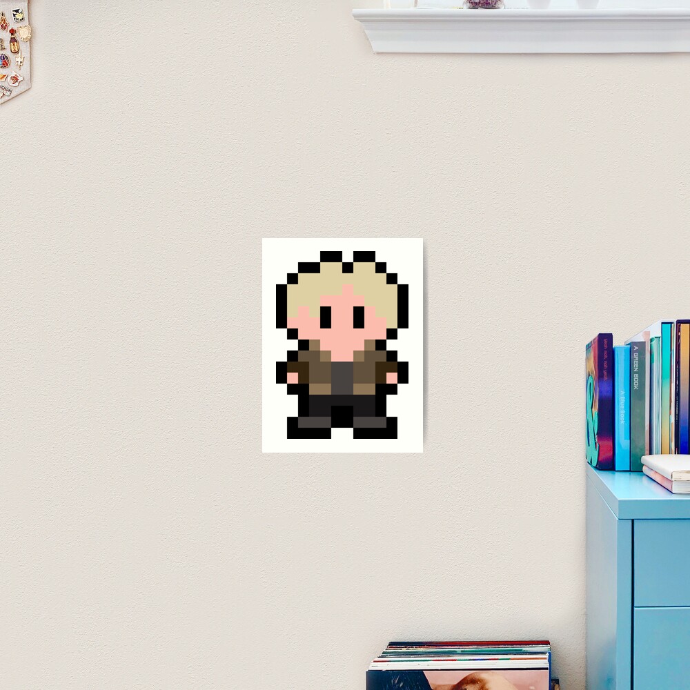 "Pixel Leon S Kennedy" Art Print for Sale by ImpishMATT | Redbubble