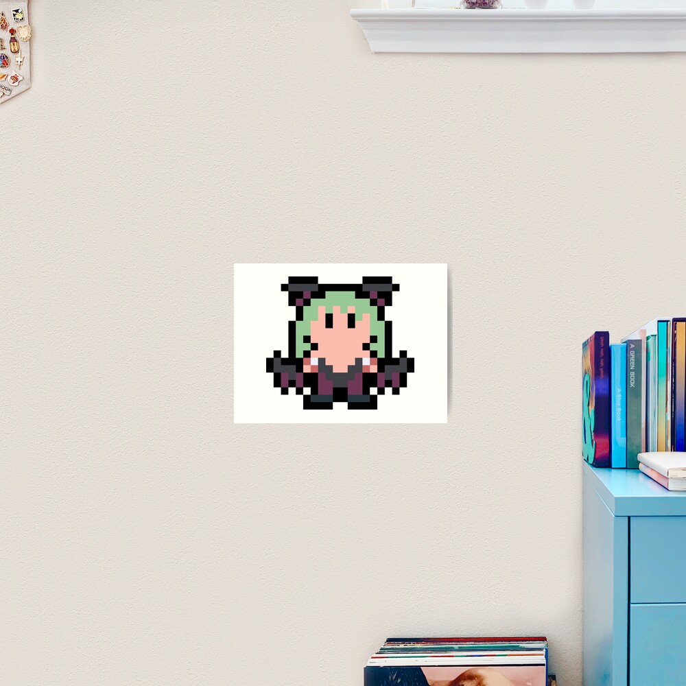 "Pixel Morrigan Aensland" Art Print for Sale by ImpishMATT | Redbubble