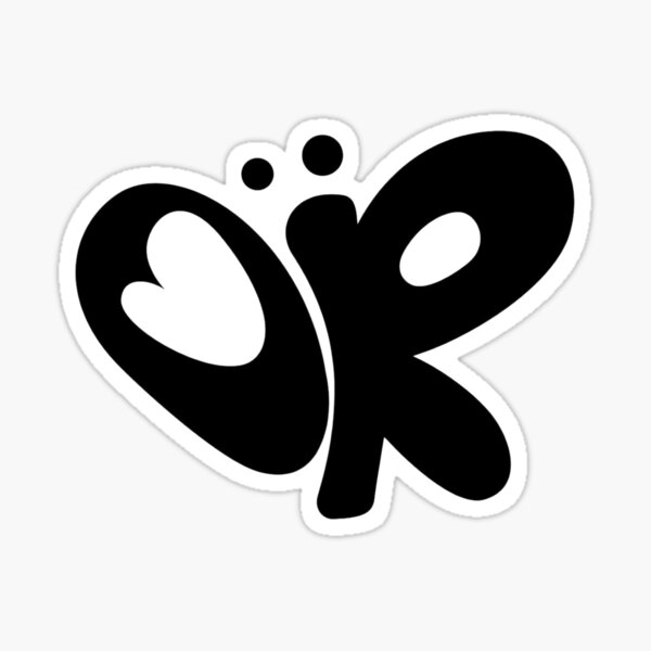 "OR Olivia Rodrigo Logo" Sticker by TVserious | Redbubble