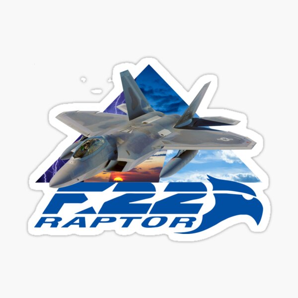 "F22 Raptor" Sticker for Sale by Pine65 | Redbubble