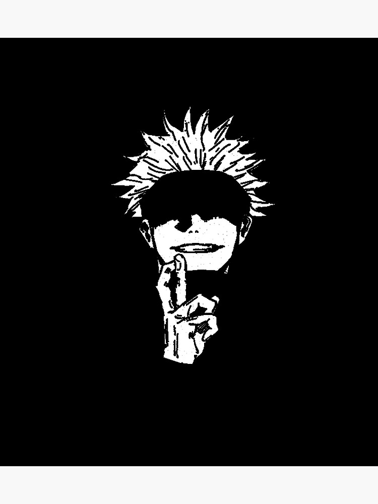 "Satoru Gojo Fingers Crossed" Art Print for Sale by RenderReel | Redbubble