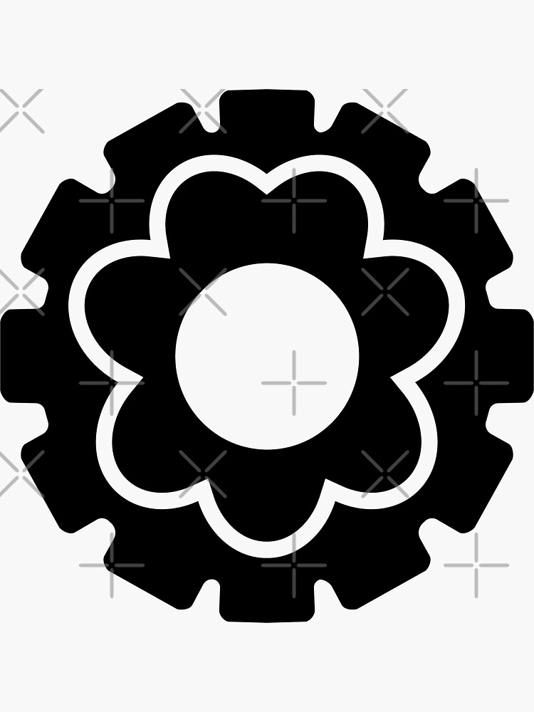 "Aztec Flower Symbol" Sticker for Sale by boneytoes | Redbubble