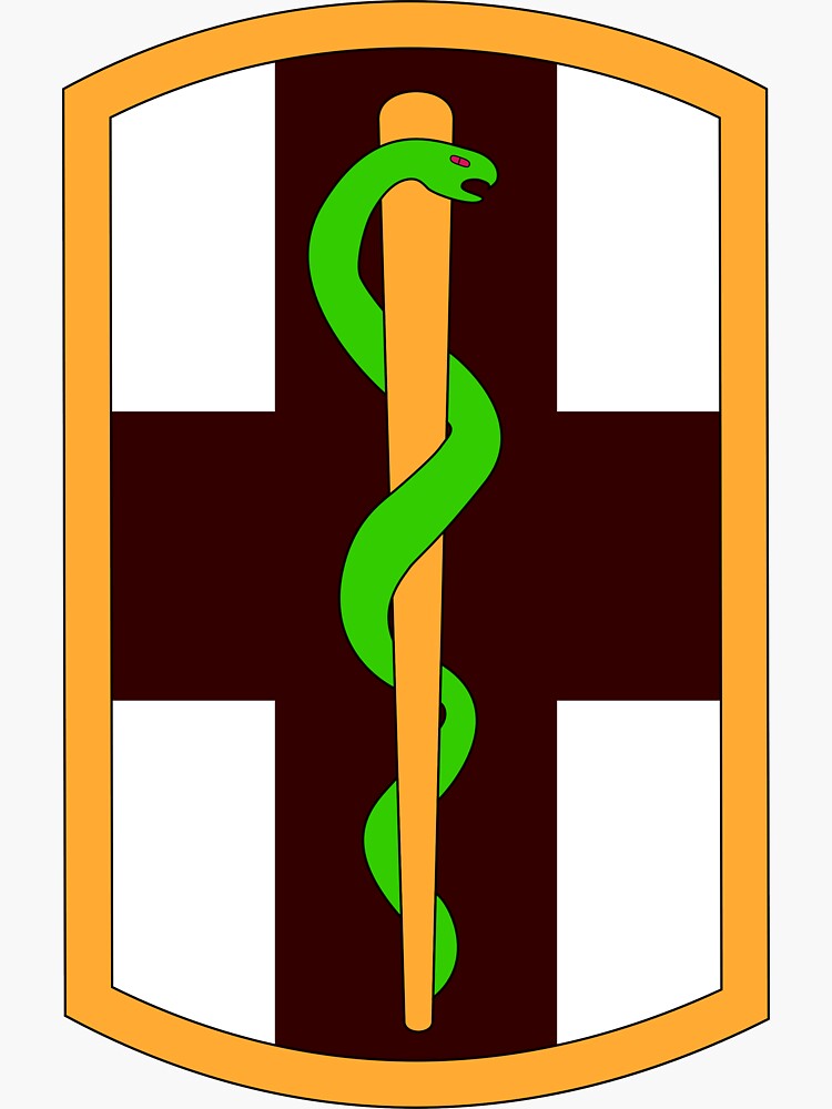 "1st Medical Brigade (United States)" Sticker by wordwidesymbols ...