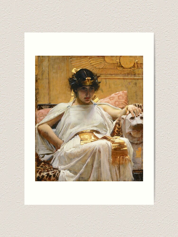 "CLEOPATRA - JOHN WILLIAM WATERHOUSE" Art Print for Sale by ...