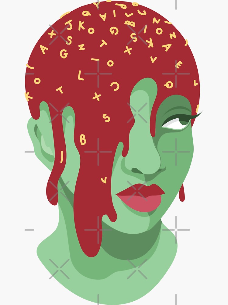 "Alphagetti" Sticker for Sale by GuppyDesigns | Redbubble