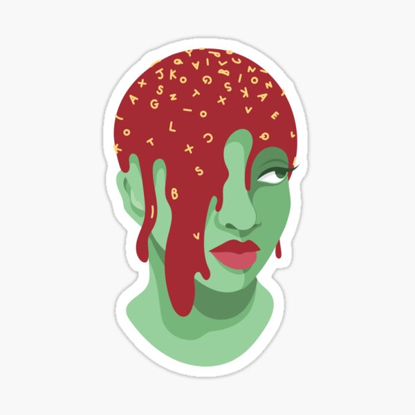 "Alphagetti" Sticker for Sale by GuppyDesigns | Redbubble