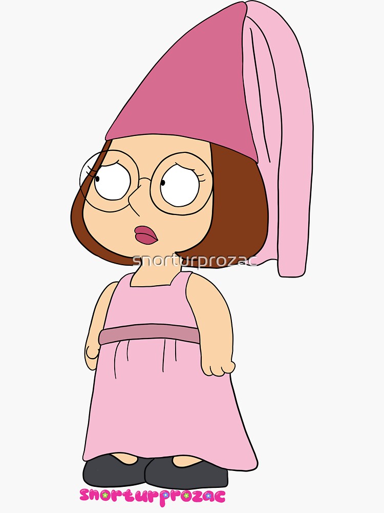 "Princess Meg " Sticker for Sale by snorturprozac | Redbubble