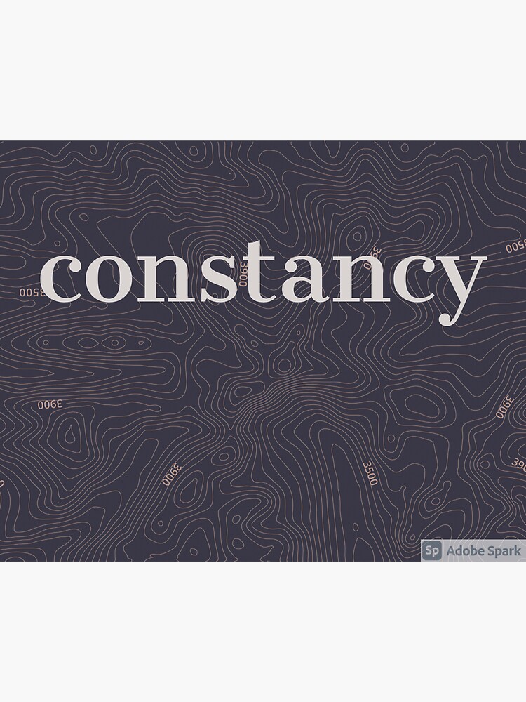 Pegatina «constancy (constancia)» de constancy11 | Redbubble