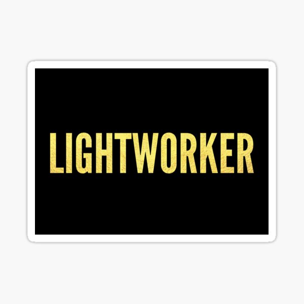 "Lightworker" Sticker for Sale by DusicaP | Redbubble