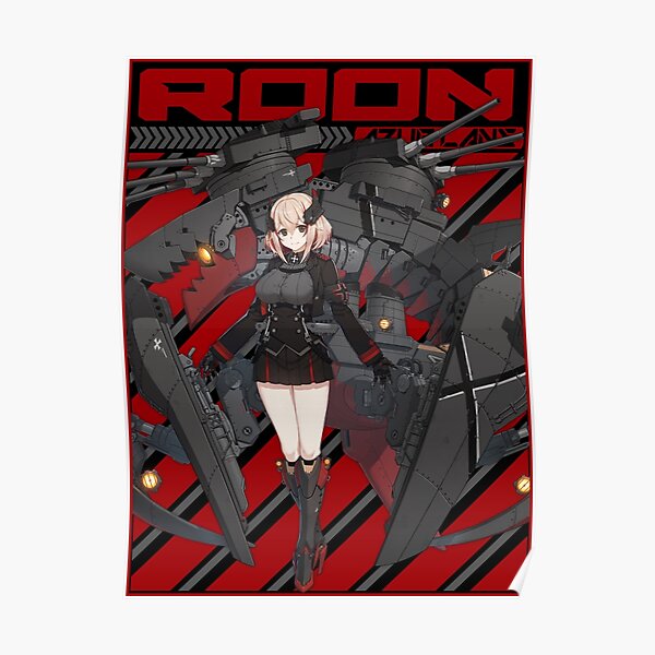 "AZUR LANE ROON" Poster for Sale by VotreVPX | Redbubble