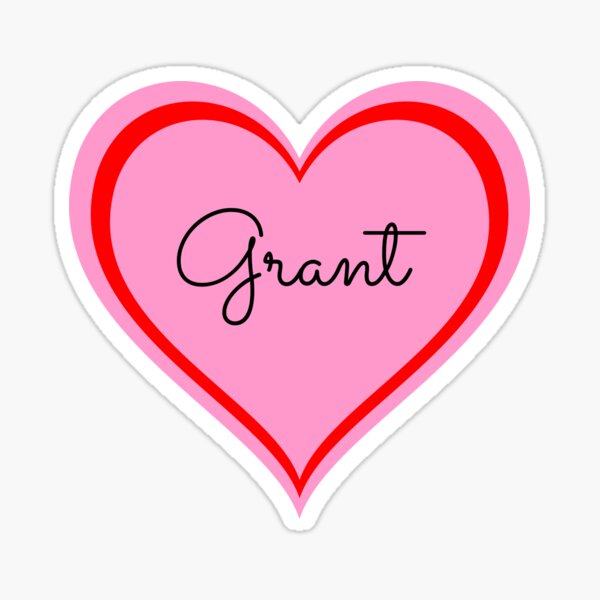 "Grant" Sticker for Sale by ArtPop88 | Redbubble