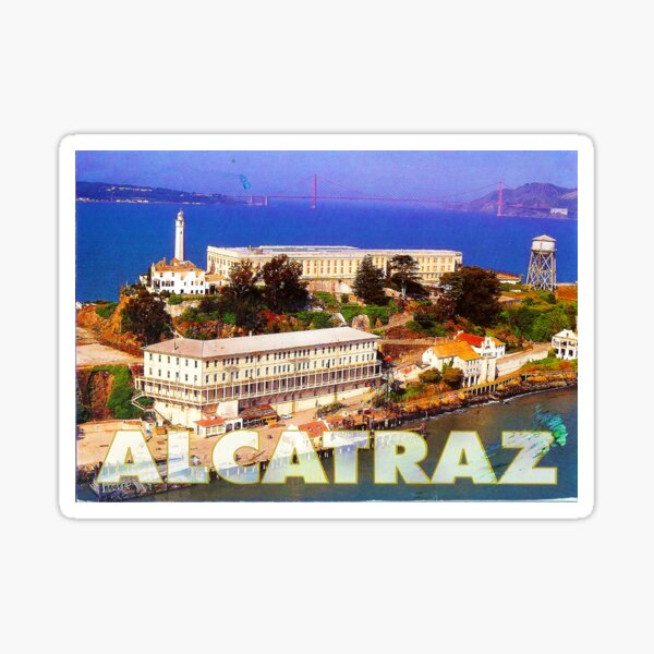 "Alcatraz Lighthouse" Sticker for Sale by Bruneller12 | Redbubble