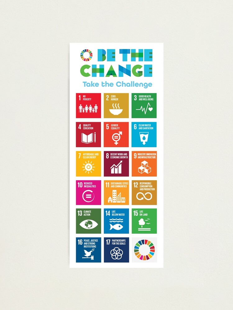 "Global Goals Poster | UN SDGs 2030 Poster | United Nations Sustainable ...