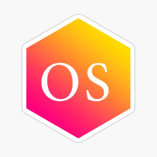 "OS Operating System Logo | BONEWORKS" Sticker for Sale by Tingorilla ...