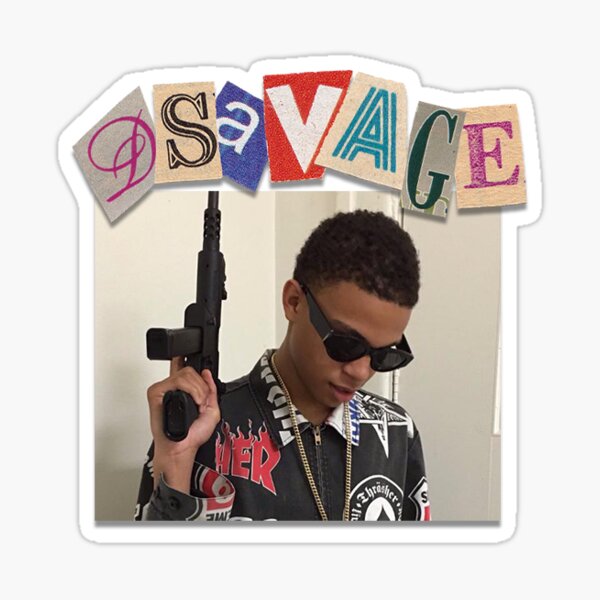 "D Savage Artist design" Sticker for Sale by LuigiiiBoyyy | Redbubble
