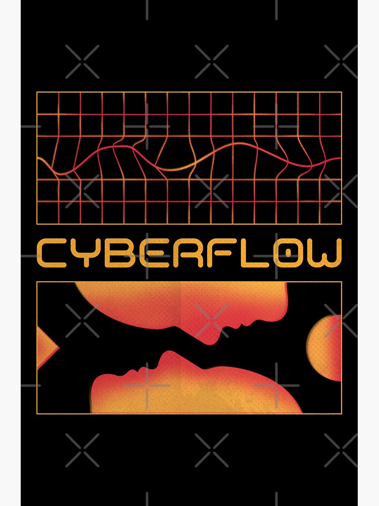 "Cyberflow" Sticker by magna-aranea | Redbubble