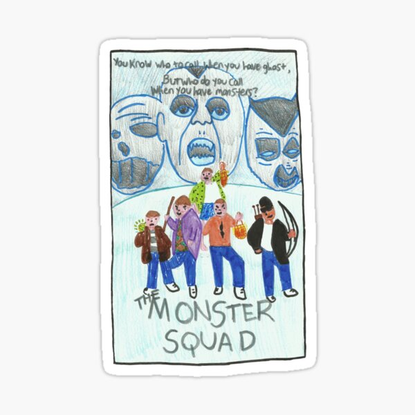 "The Monster Squad" Sticker for Sale by wislingsailsmen | Redbubble