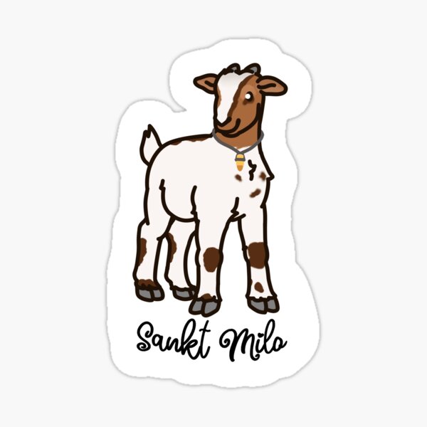 "Milo the Goat - Shadow and Bone Fanart" Sticker by JunoPrintsStore ...