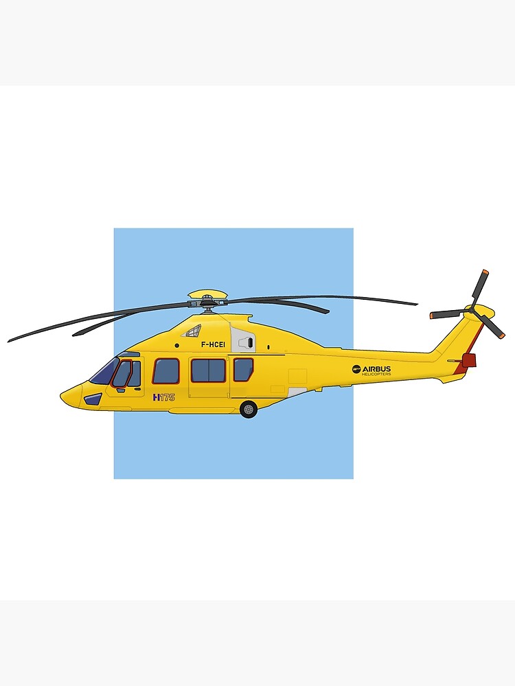 "Airbus Helicopters H175 Blueprint" Art Board Print for Sale by ...