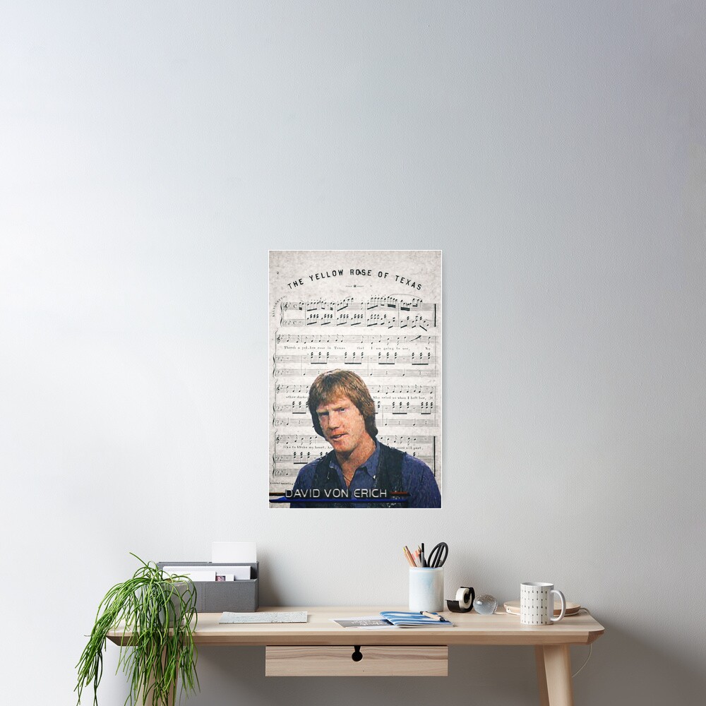"David Von Erich" Poster for Sale by brando9921 | Redbubble