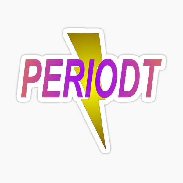 "Periodt " Sticker for Sale by KaylaMortonVI | Redbubble
