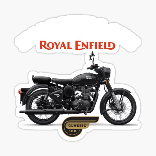 "Royal Enfield designs by FASHION THERAPY" Sticker for Sale by Abhi ...