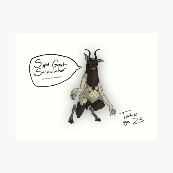 "How To Draw Really Good Goat Simulator" Art Print for Sale by Tantidar ...