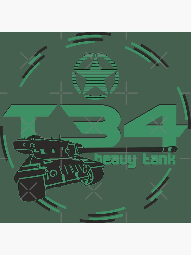"T34 US heavy tank" Poster for Sale by FAawRay | Redbubble