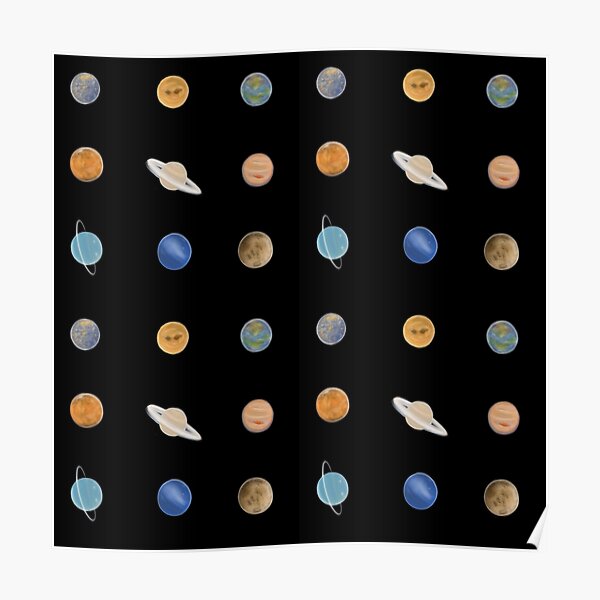 "All the planets including poor old Pluto " Poster for Sale by ...