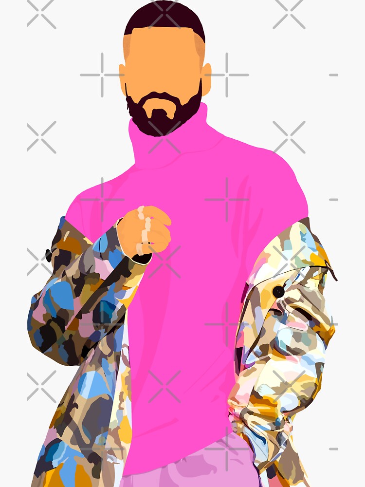 "Hot Pink Maluma" Sticker for Sale by kimmystra | Redbubble
